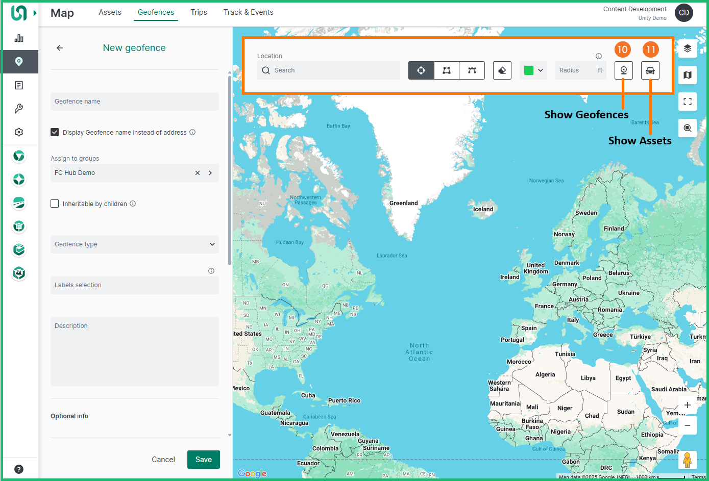How to - Create a Geofence – Powerfleet (FC)
